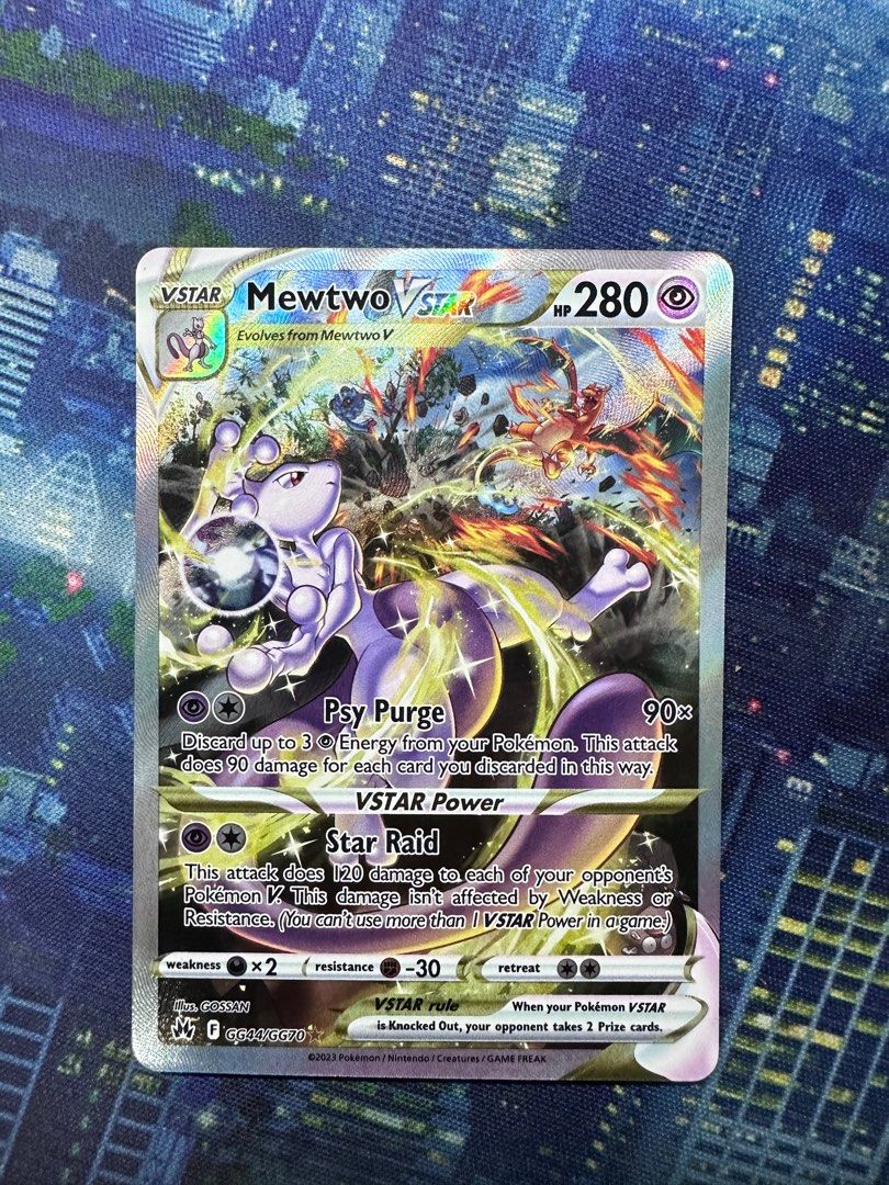 Crown Zenith MewTwo Vstar, Hobbies & Toys, Toys & Games on Carousell