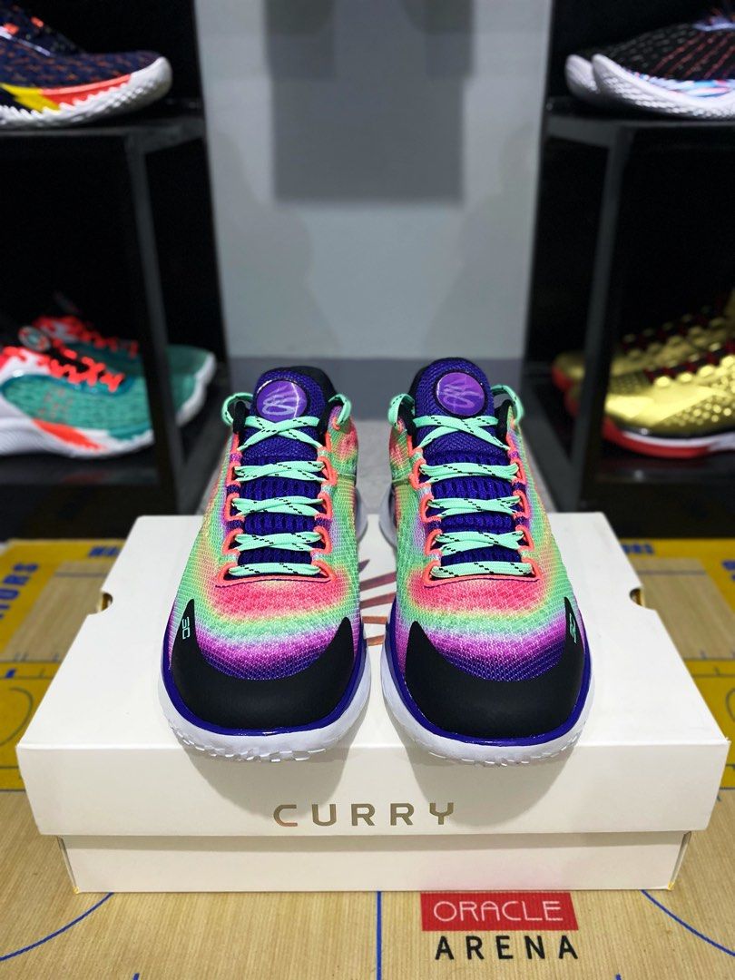 Curry 1 Flotro Northern Lights, Men's Fashion, Footwear, Sneakers on Carousell