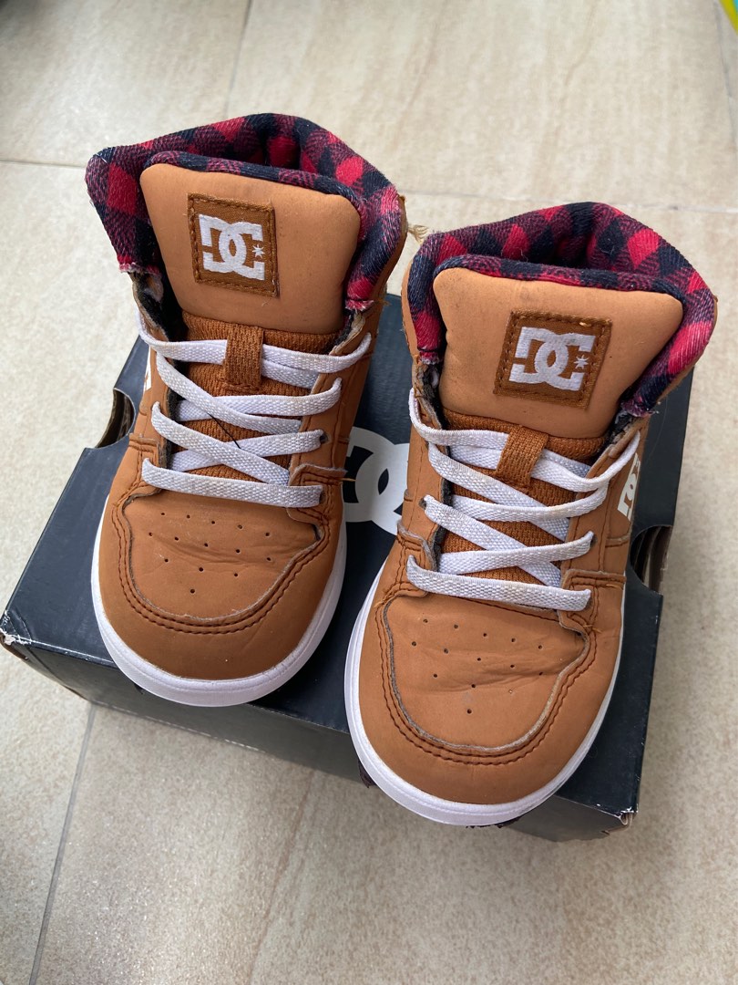 DC hi-cut shoes for 3 y/o (size 15cm), Babies & Kids, Babies & Kids ...