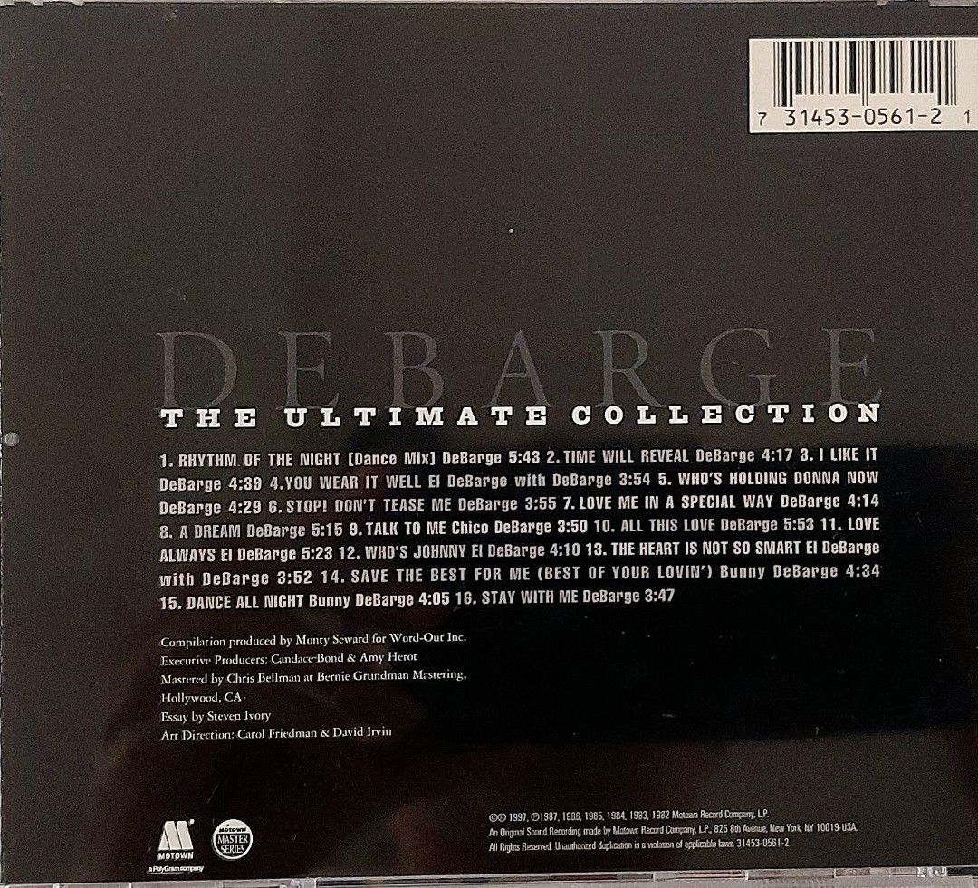 Debarge ultimate collection, Odyssey greatest Hits, the best of Tavares ...