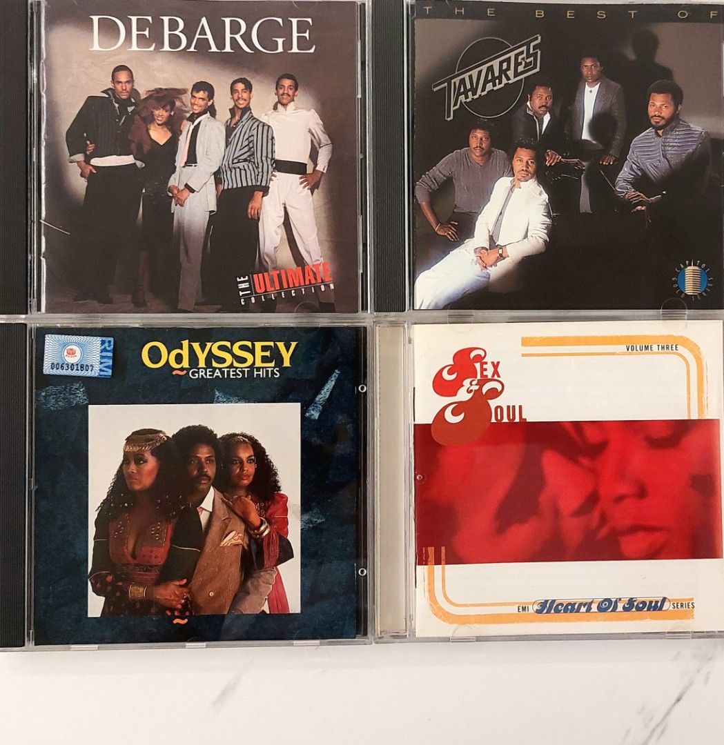 Debarge ultimate collection, Odyssey greatest Hits, the best of Tavares ...