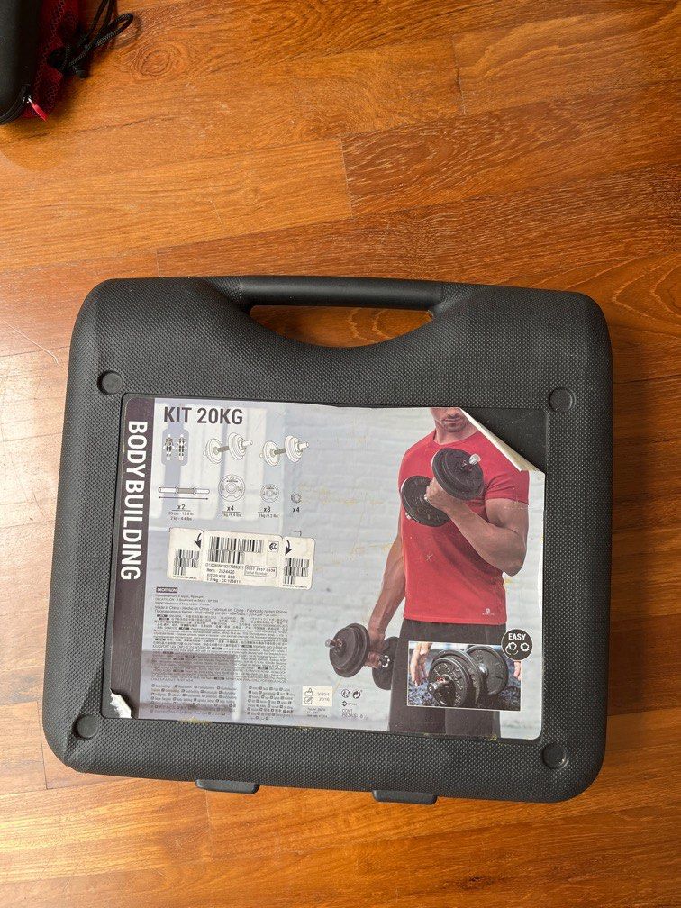 Decathlon Body Building Kit 20Kg, Sports Equipment, Exercise & Fitness ...