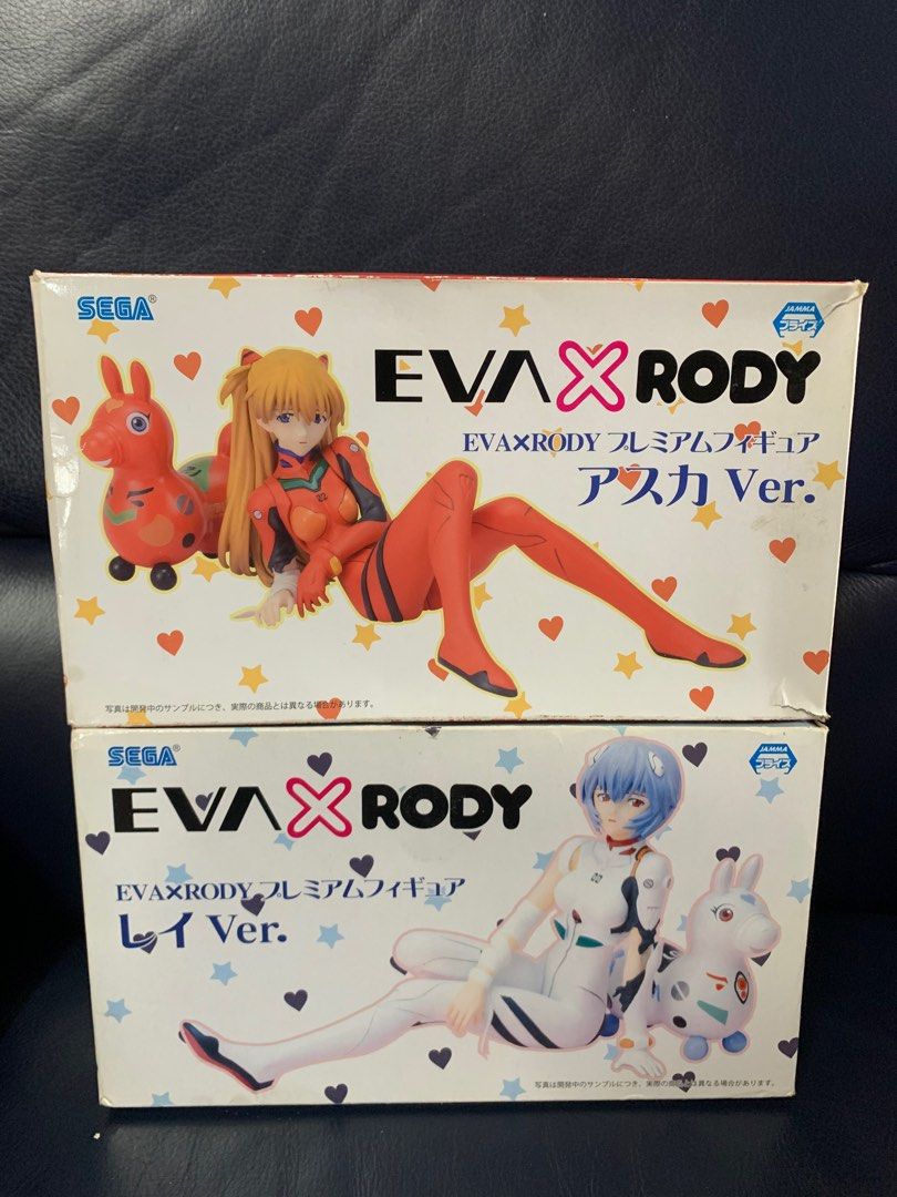 Eva x rody 綾波麗 明日香 figure 日版 絕版 罕有, 興趣及遊戲, 玩具 & 遊戲類 - Carousell