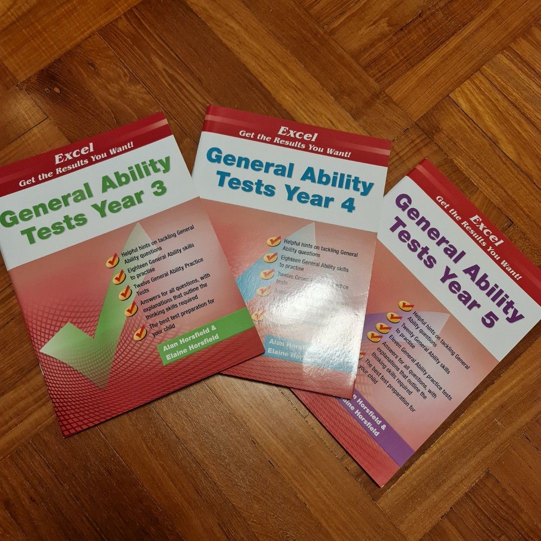 Excel General Ability Tests Year 3 4 5 for GEP Alan Horsfield, Hobbies ...