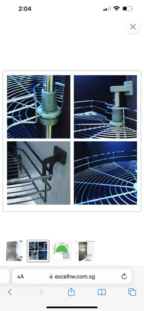 Excel Kitchen rotating shelf, Furniture & Home Living, Bathroom ...