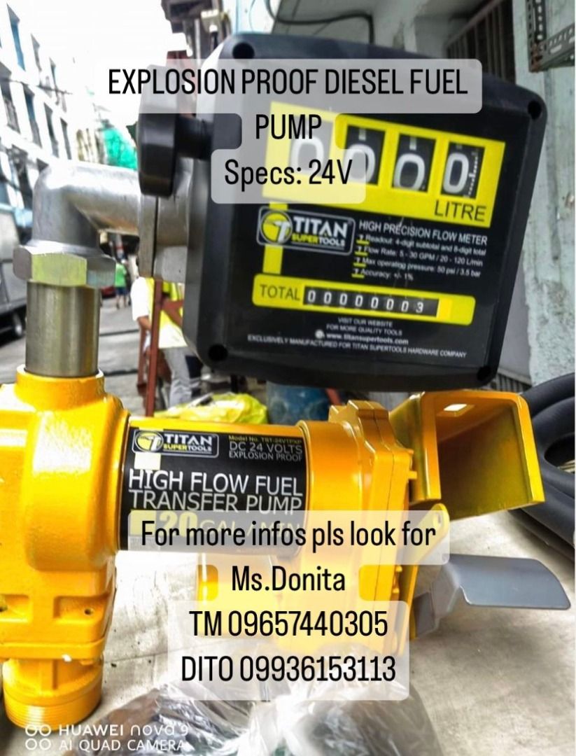 EXPLOSION PROOF DIESEL FUEL PUMP, Commercial & Industrial, Industrial ...
