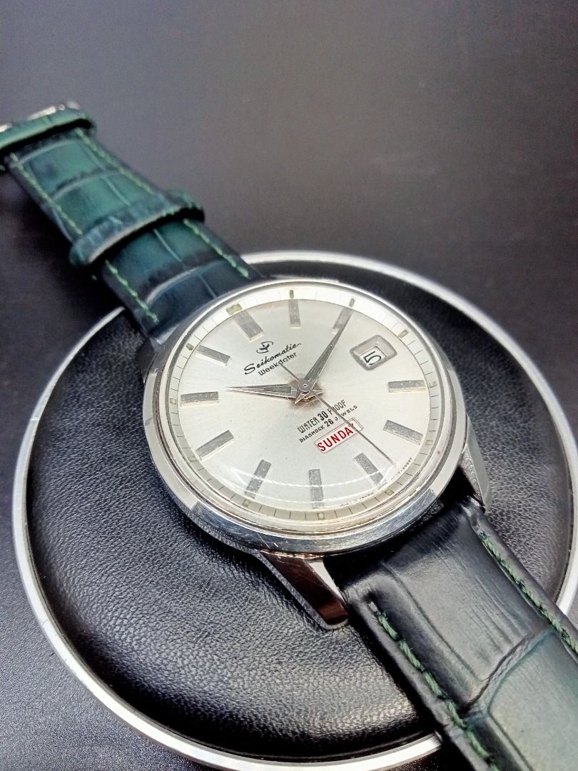 Extremely Rare! Vintage March 1964 Seiko Seikomatic Weekdater 6206-8990 ...