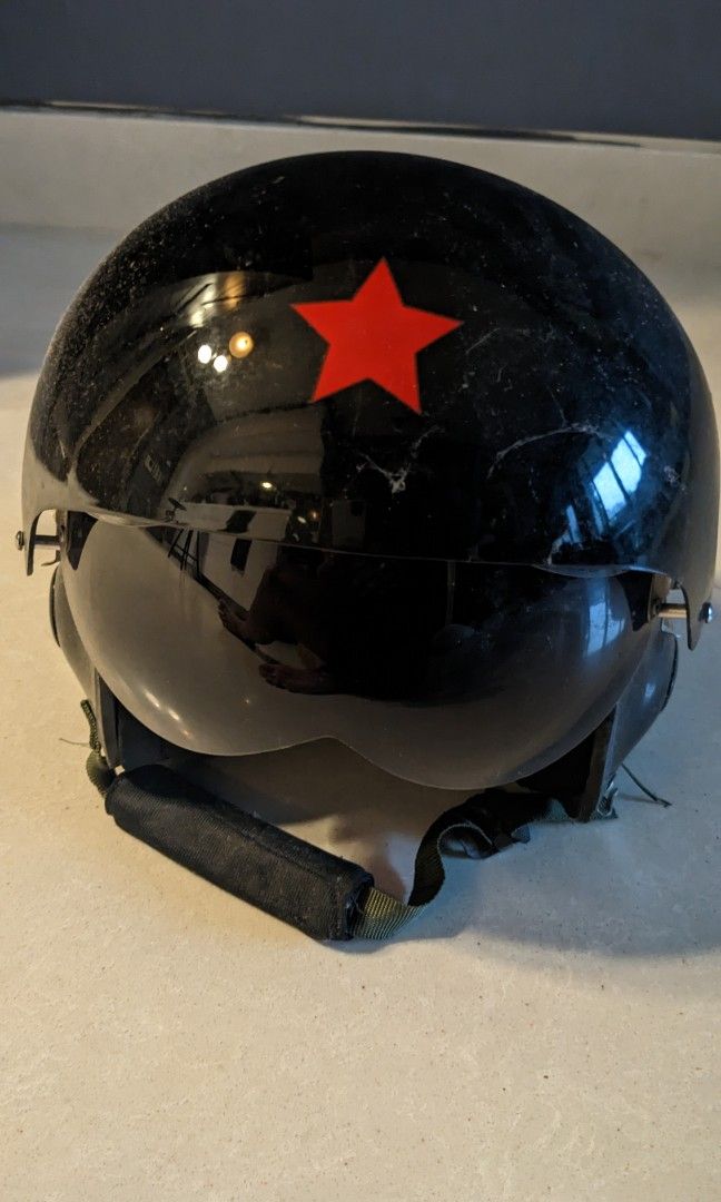 Fighter Pilot Helmet, Hobbies & Toys, Memorabilia & Collectibles ...