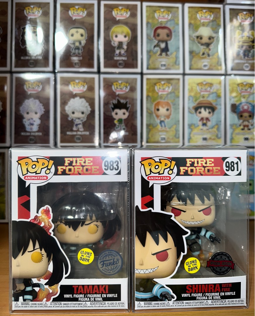 Fire Force GITD Funko Pop, Hobbies & Toys, Toys & Games on Carousell