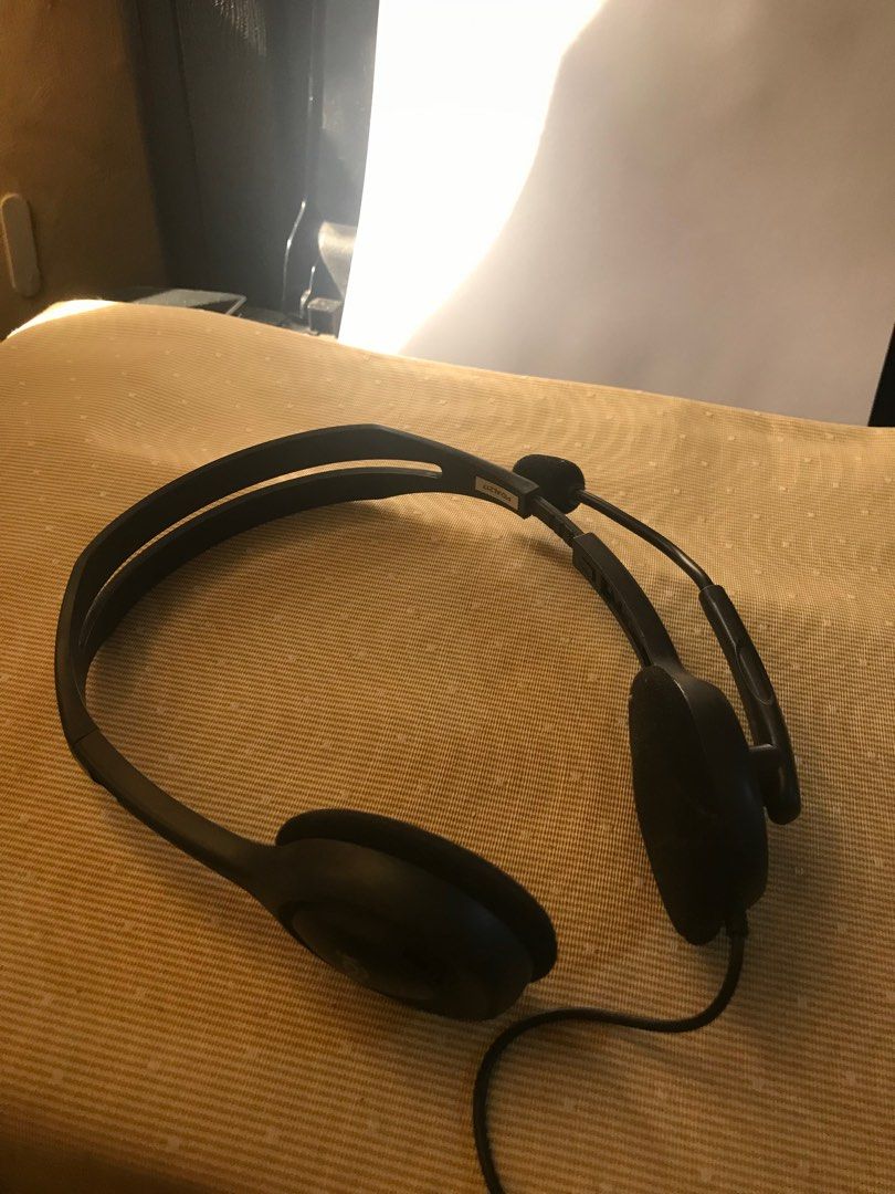 FLAWLESS LOGITECH BASIC HEADPHONE WITH MIC ORIGINAL, Audio, Headphones ...
