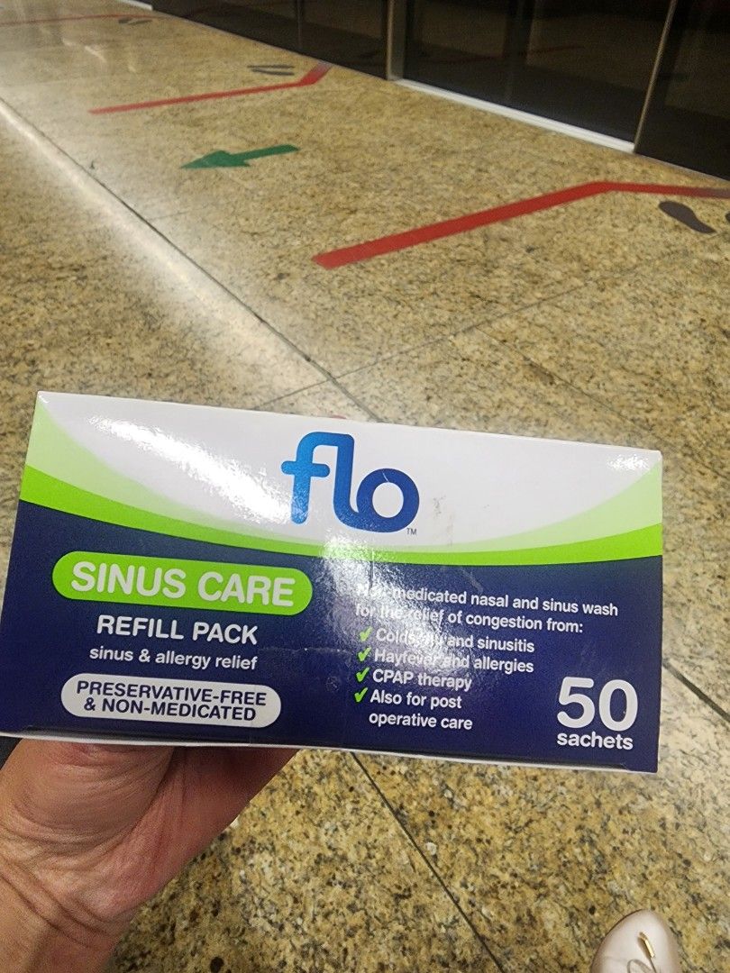 Authentic FLO sinus Care sachet (From Unity), Health & Nutrition ...