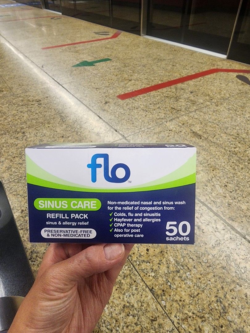 Authentic FLO sinus Care sachet (From Unity), Health & Nutrition ...