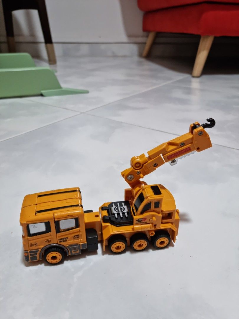 Full set construction vehicles transformer, Hobbies & Toys, Toys ...