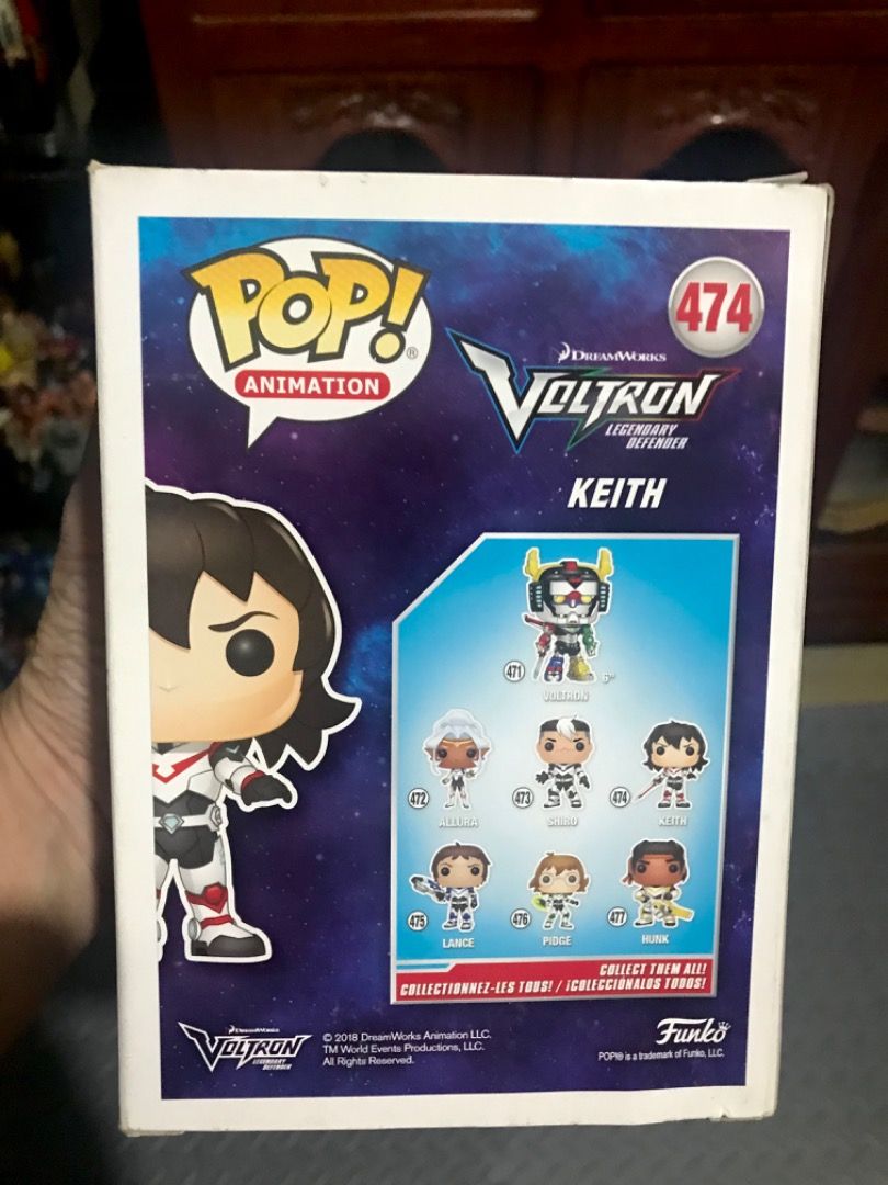 Funko Voltron Keith, Hobbies & Toys, Toys & Games on Carousell