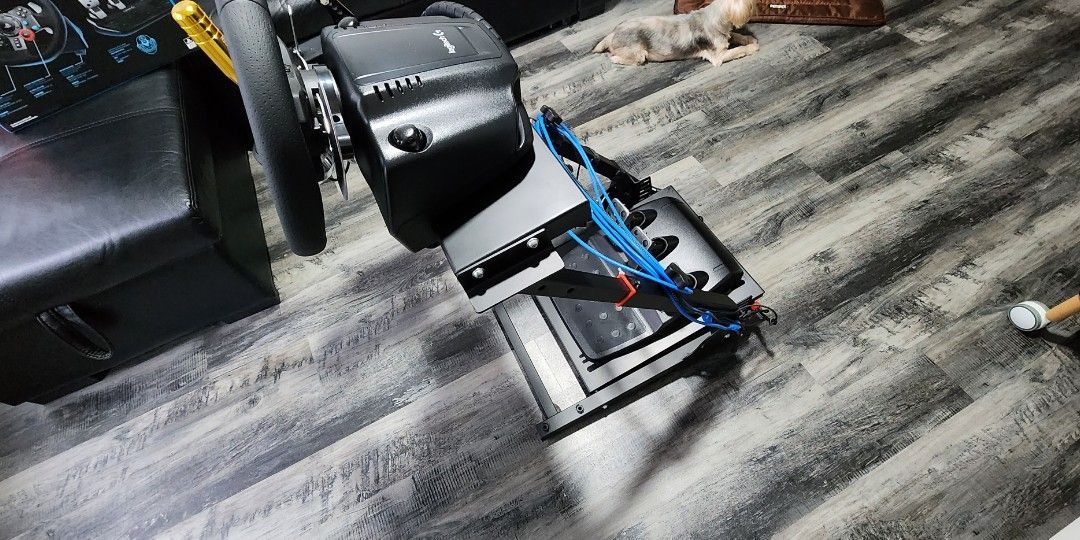 G29 logitech + thrustmaster Th8a shifter + handbrake + wheel stand ...