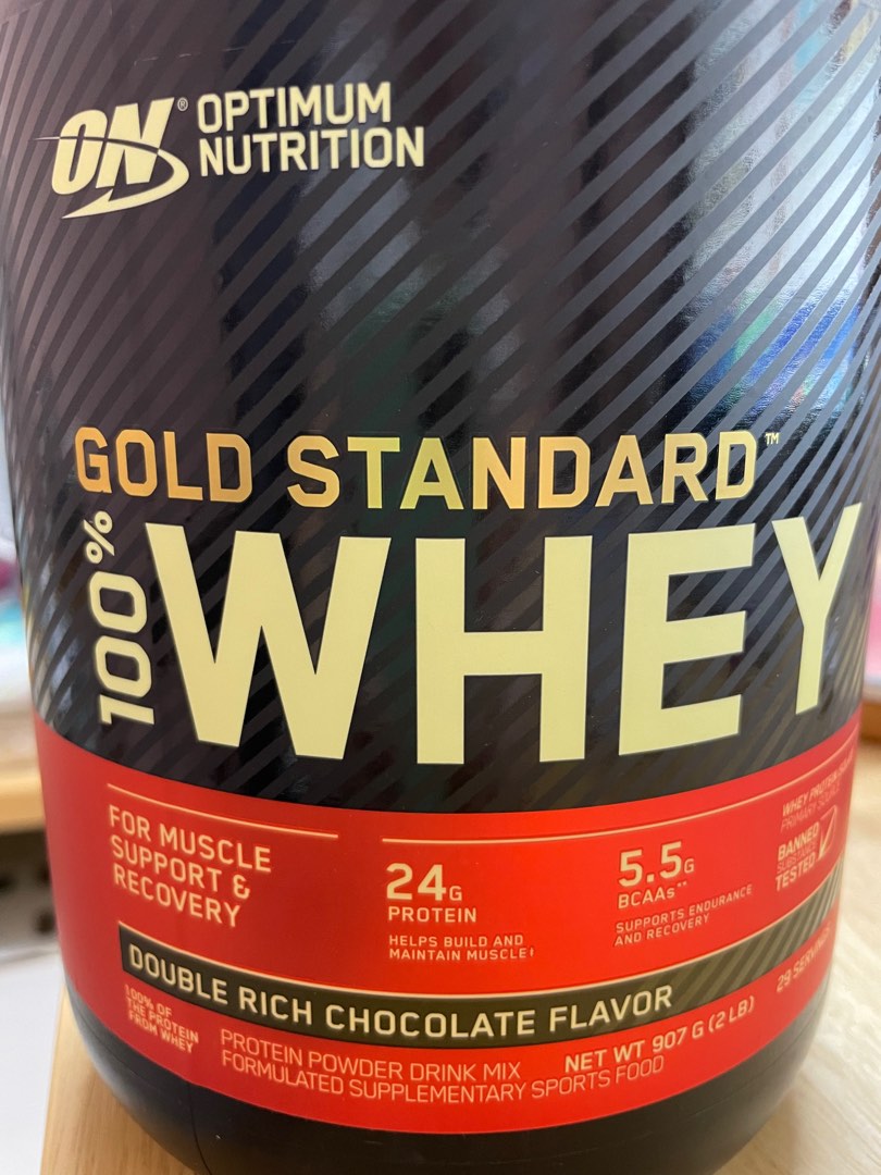 Gold Standard Whey Protein Powder Double Rich Chocolate, Health ...