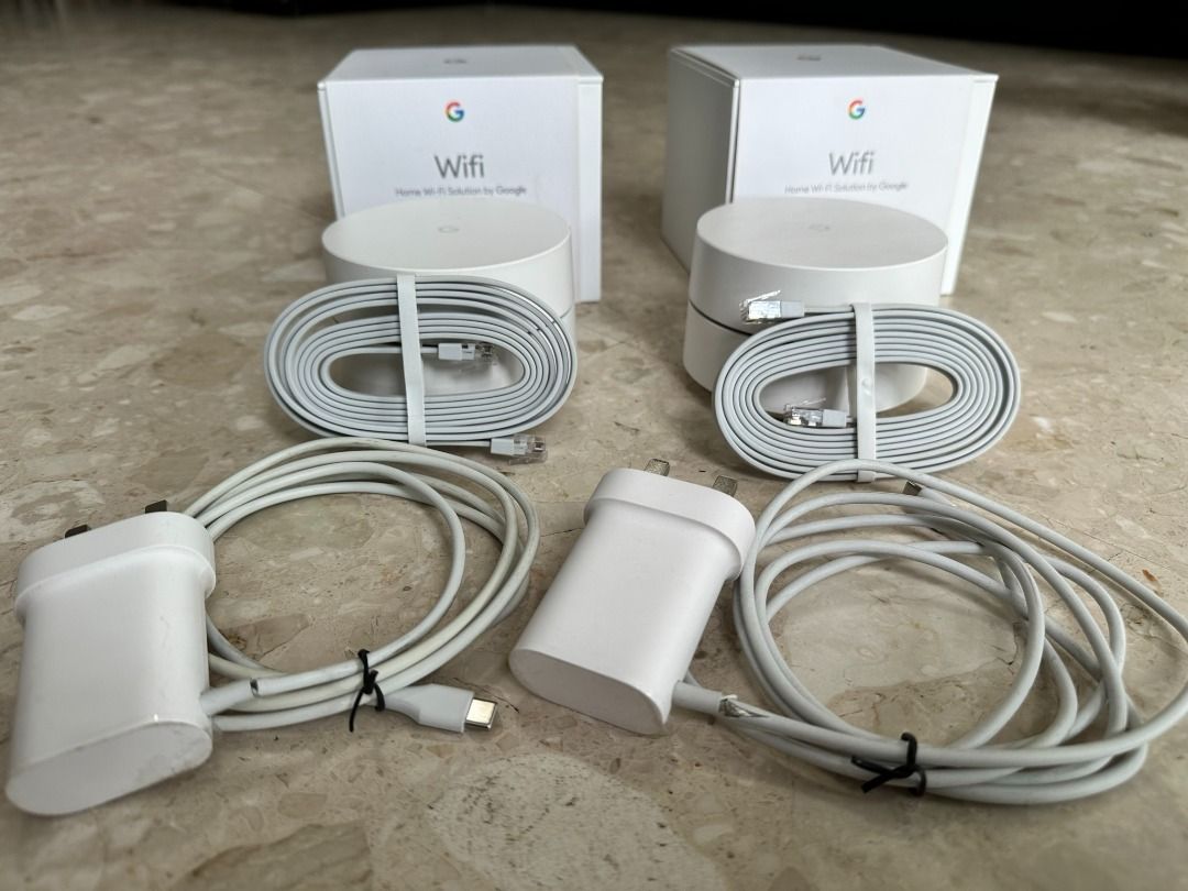 Google Wifi - Mesh WiFi System - Router - 2 pack (with box), Computers ...