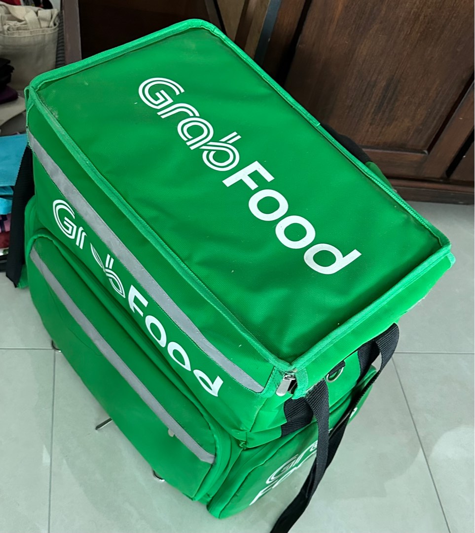 Grab food delivery bag, Motorcycles, Motorcycle Accessories on Carousell