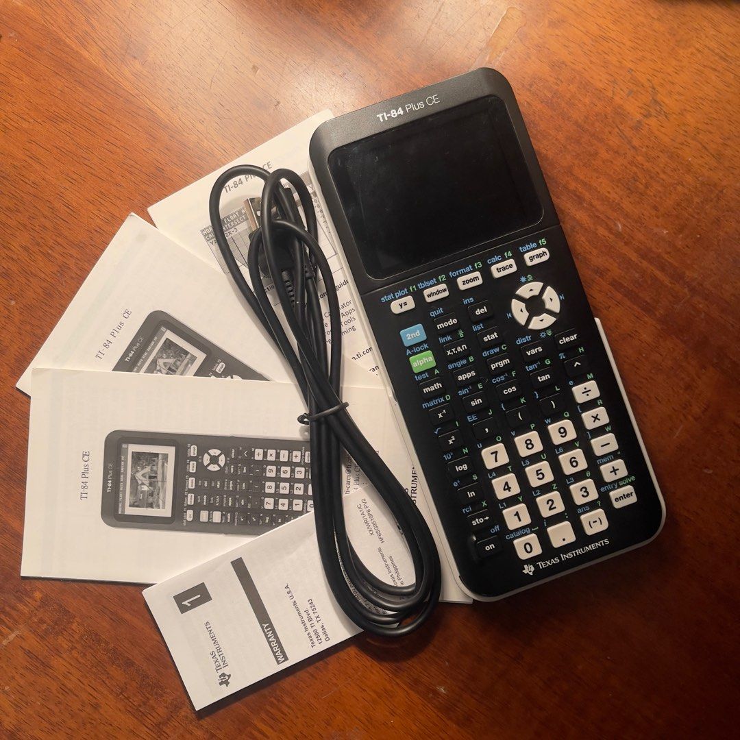 Graphing Calculator Texas Instrument TI-84 Plus Cr, Computers & Tech, Office & Business ...