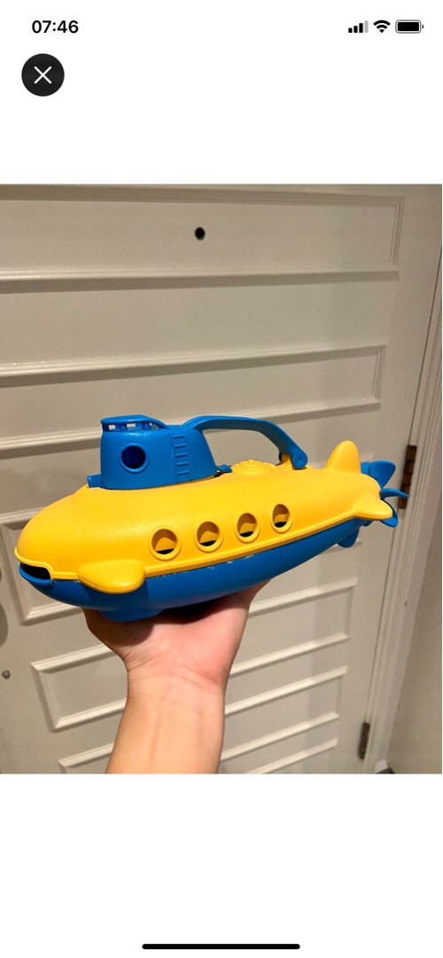 Green Toys Submarine Bath Toy, Babies & Kids, Bathing & Changing ...