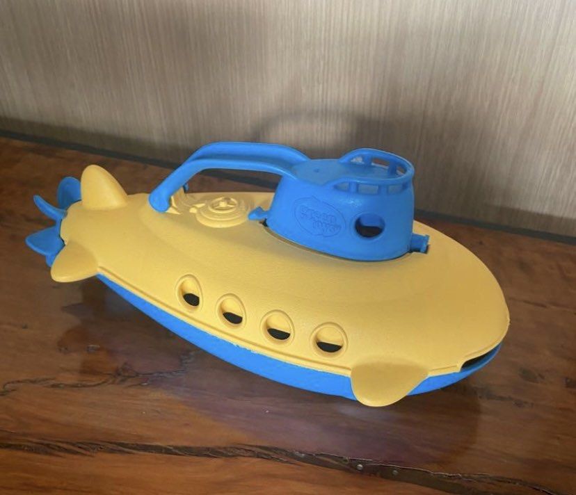 Green Toys Submarine Bath Toy, Babies & Kids, Bathing & Changing ...