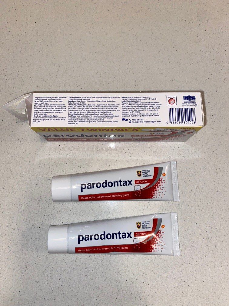 GSK Parodontax Toothpaste, Beauty & Personal Care, Oral Care on Carousell