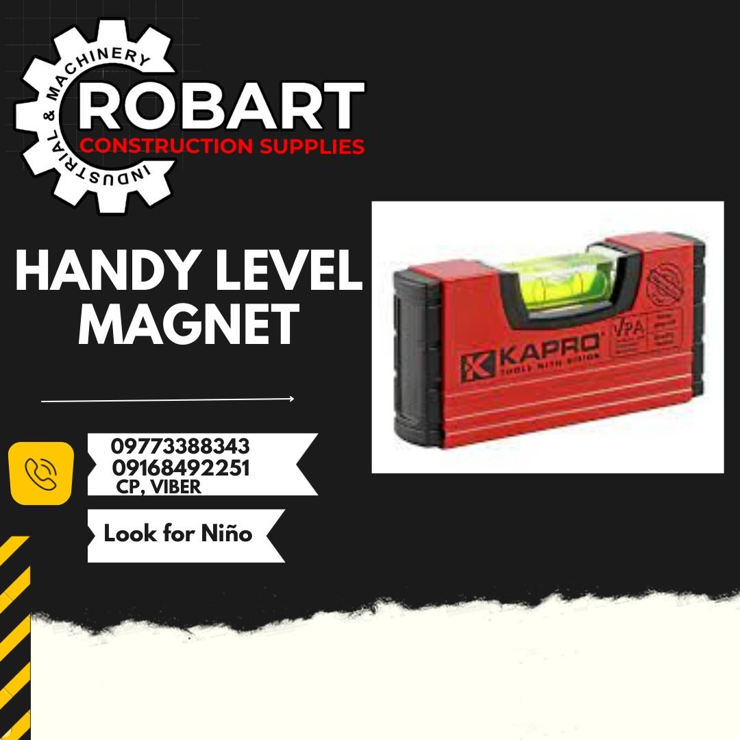 HANDY LEVEL MAGNET, Commercial & Industrial, Construction Tools ...
