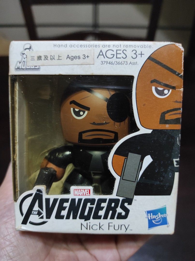 Hasbro Mini Muggs Marvel Avengers Captain America Thor Nick Fury Figure ...