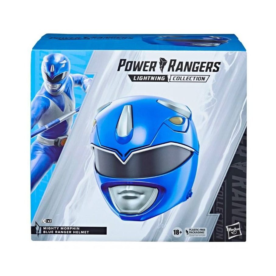 Hasbro Power Rangers Lightning Collection Mighty Morphin Blue Ranger ...