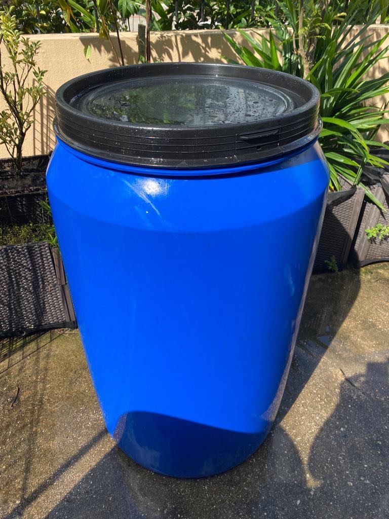 HDPE Blue Drums 220 litres capacity each, Furniture & Home Living, Gardening, Hose and Watering ...