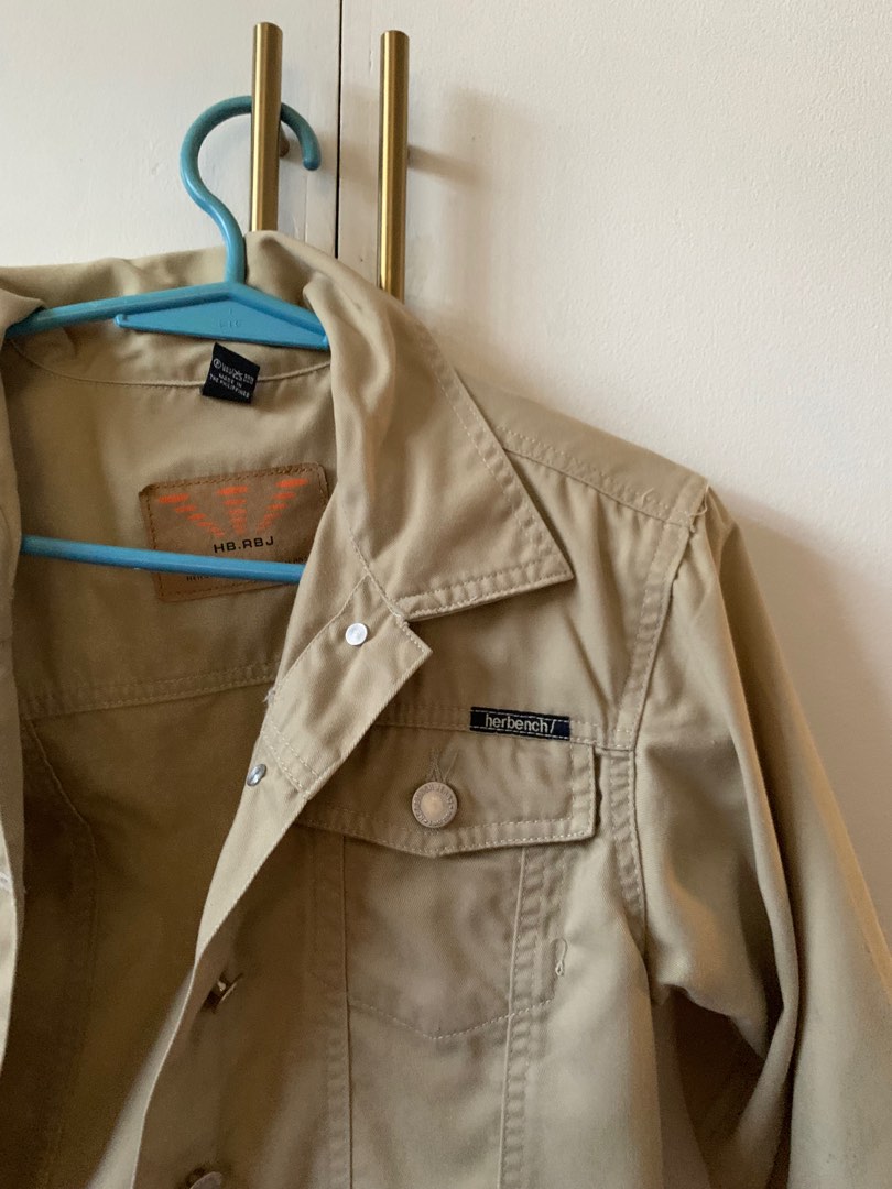 Herbench Beige Coat, Men's Fashion, Coats, Jackets and Outerwear on ...