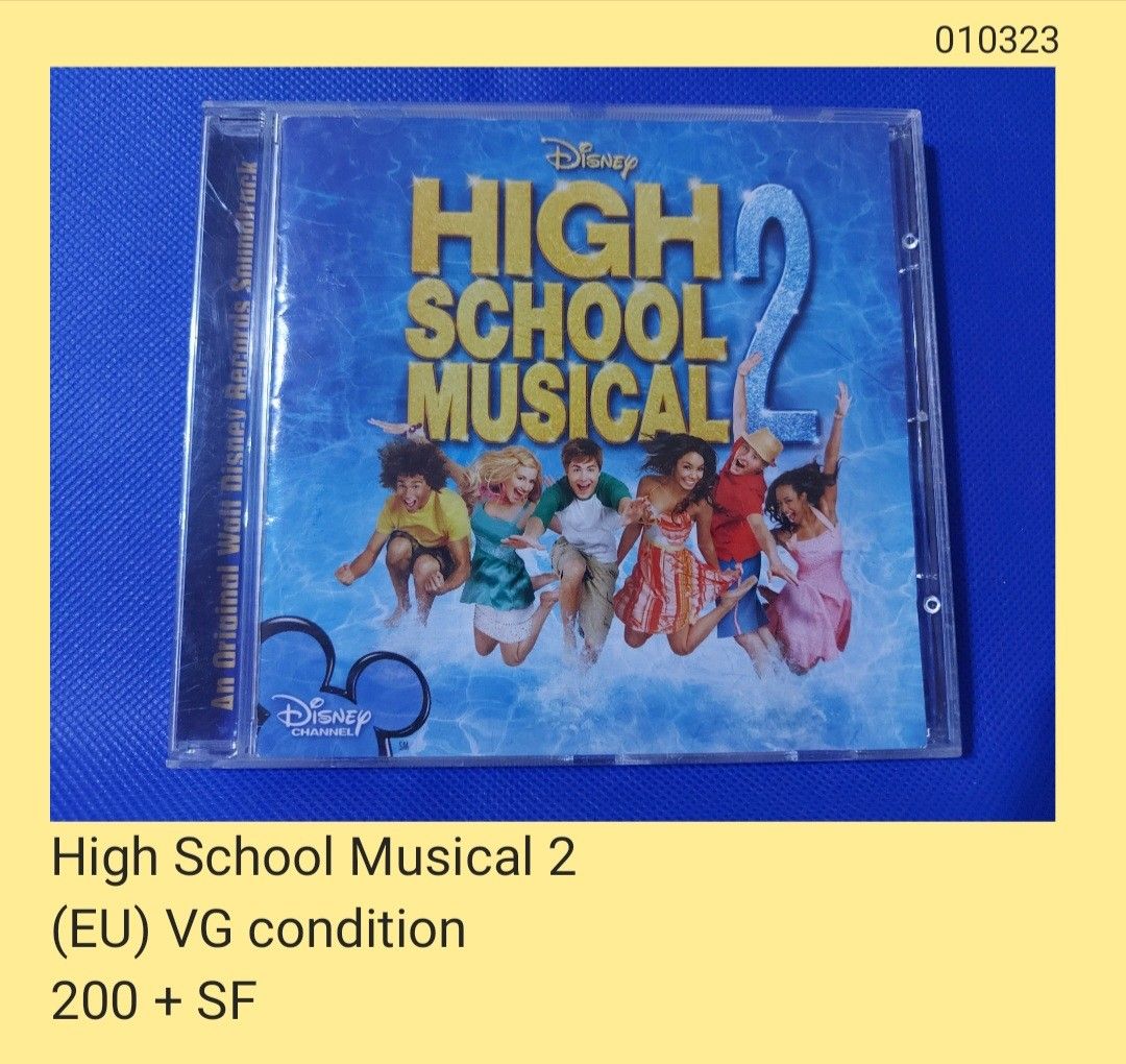 High School Musical 2 Soundtrack CD (unsealed), Hobbies & Toys, Music ...