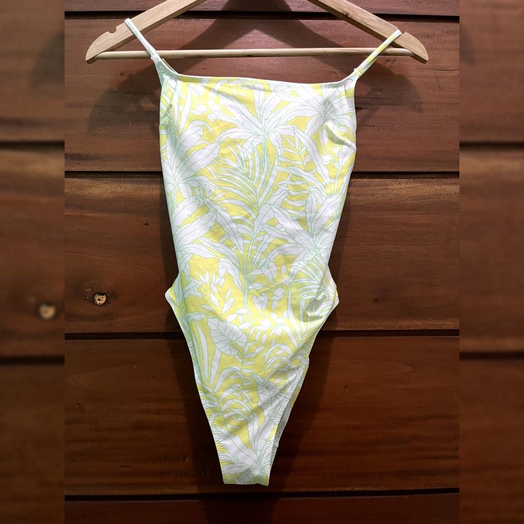 H&M One Piece High Leg Swimsuit, Women's Fashion, Swimwear, Bikinis ...