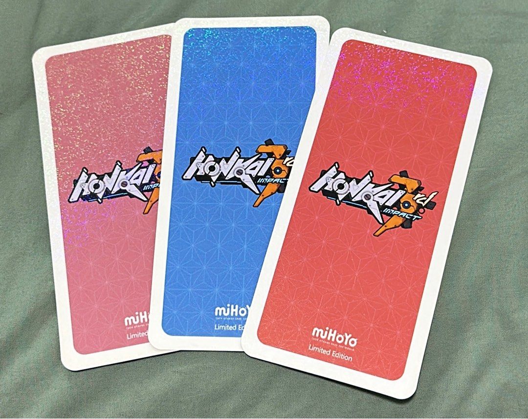 Honkai Impact 3rd Cards, Himeko, Bronya, Theresa, Hobbies & Toys, Toys & Games on Carousell