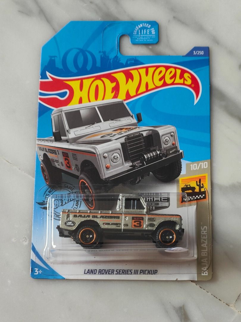 Hot Wheels Land Rover Series III Pickup from Walmart Zamac series ...