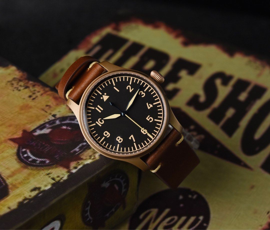 Hruodland B-Uhr Bronze Flieger, Men's Fashion, Watches & Accessories ...
