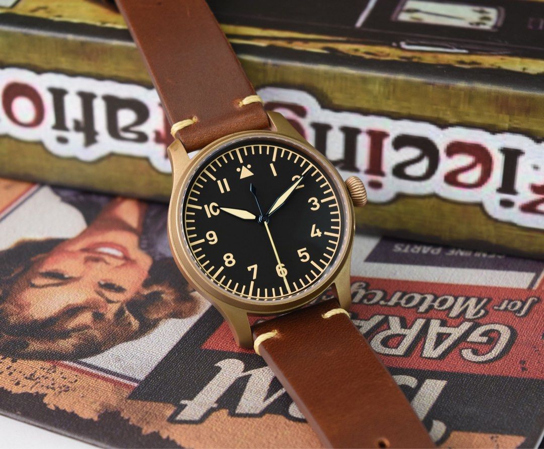 Hruodland B-Uhr Bronze Flieger, Men's Fashion, Watches & Accessories ...
