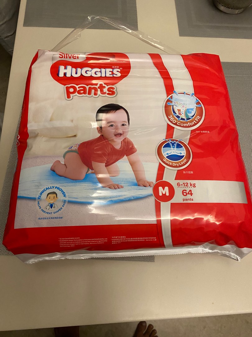 Huggies Diapers 2 Packets, Babies & Kids, Bathing & Changing, Diapers ...