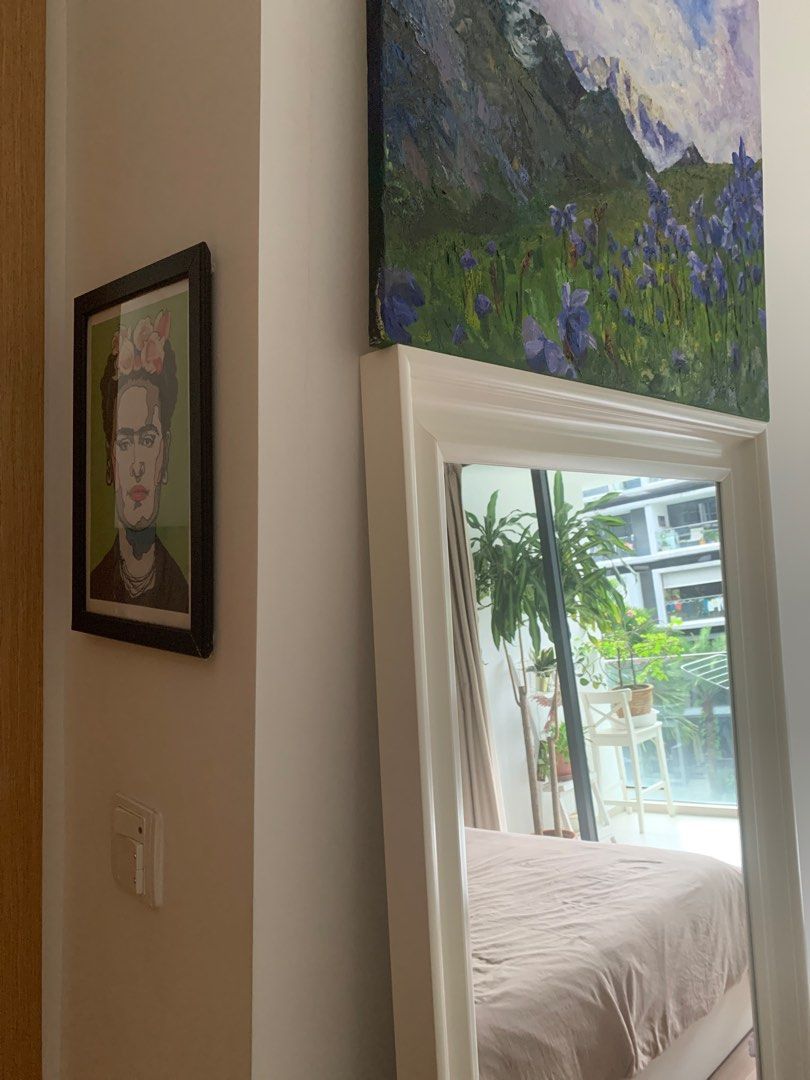 IKEA Malm mirror, Furniture & Home Living, Home Decor, Mirrors on Carousell