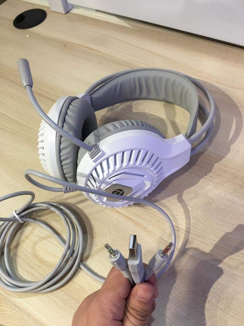 Inplay H20 RGB Headset Dual Jack White, Audio, Headphones & Headsets on ...