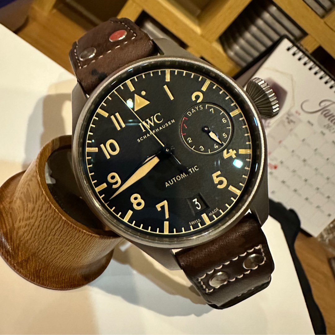 IWC BIG PILOT HERITAGE TITANIUM model : iw501004 , Luxury, Watches on ...