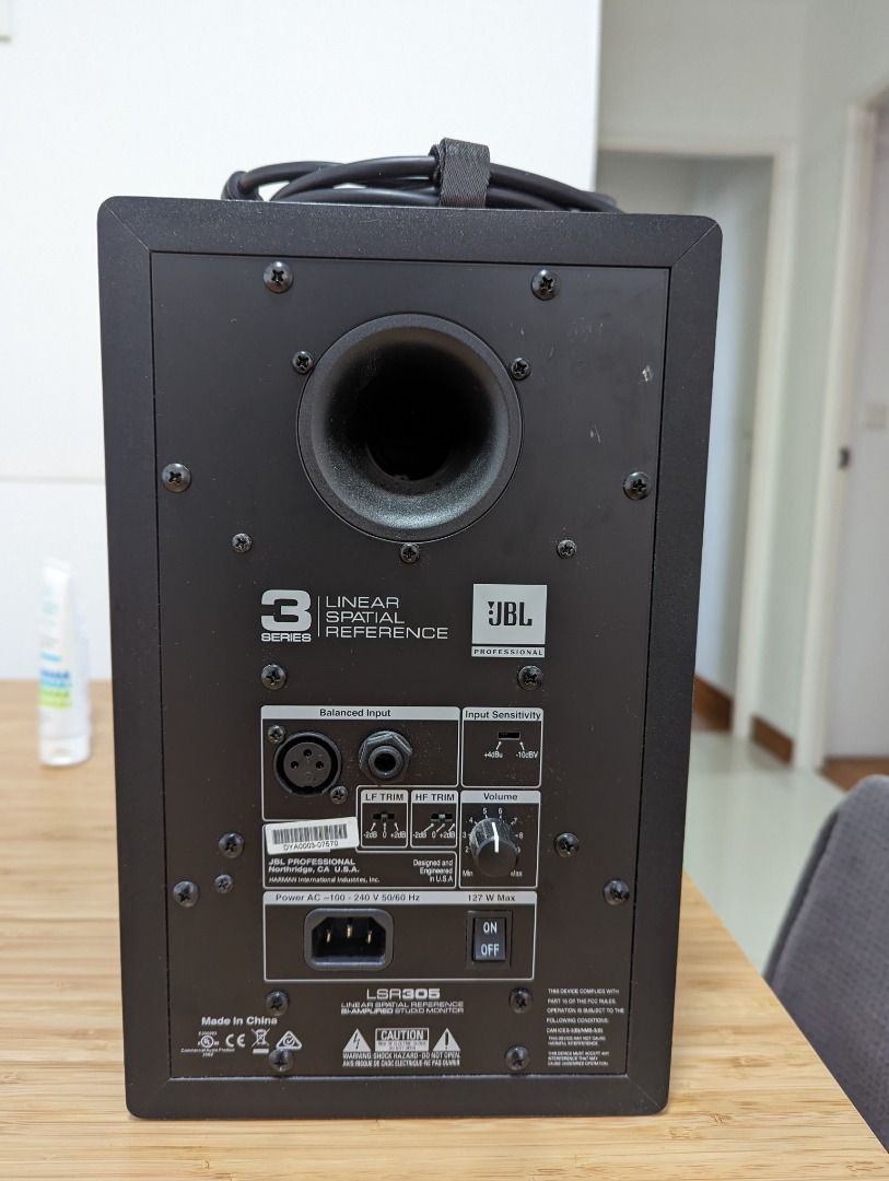 JBL LSR305 MKI Studio Monitor Speaker (Single), Audio, Soundbars ...