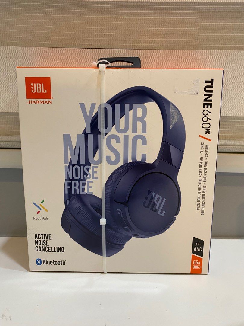 JBL Tune 660 NC (Blue), Audio, Headphones & Headsets on Carousell