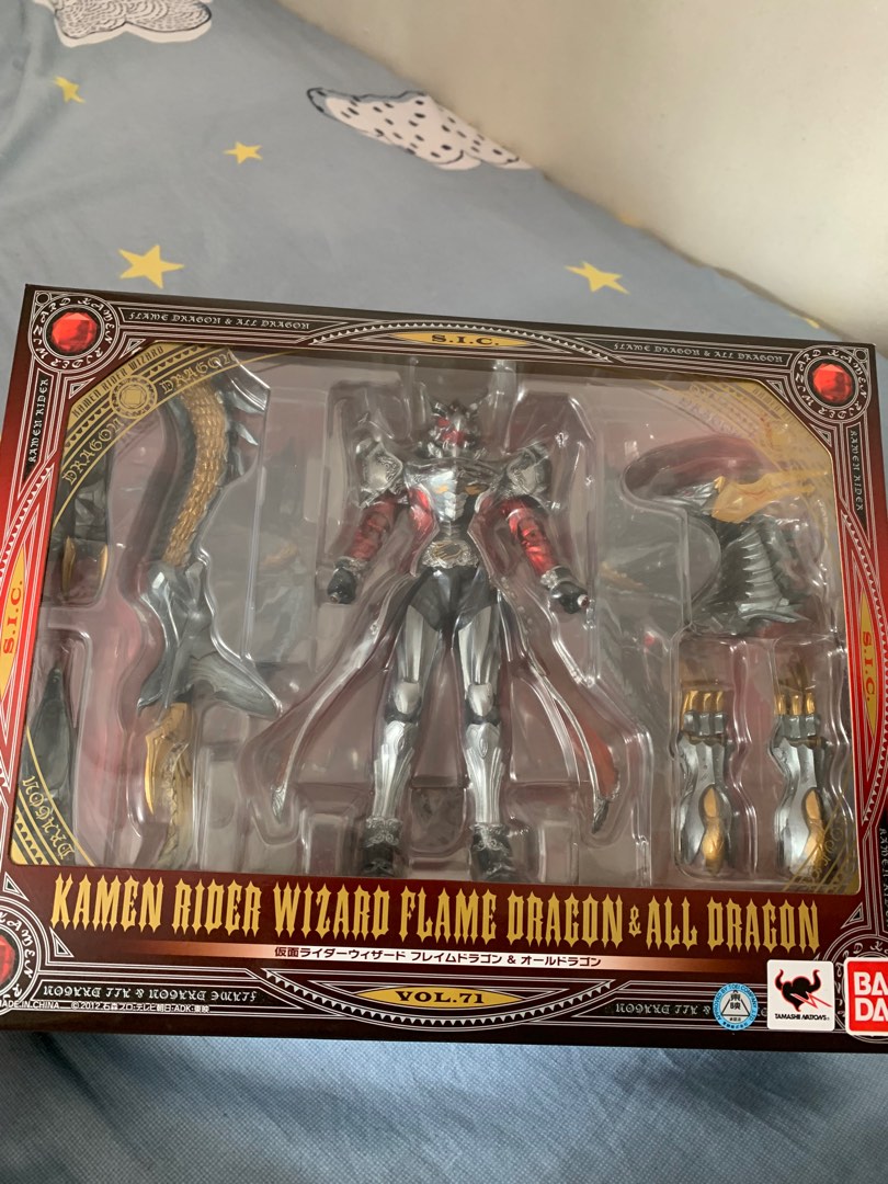 SIC Kamen Rider Wizard Flame Dragon & All Dragon Vol. 71, Hobbies ...