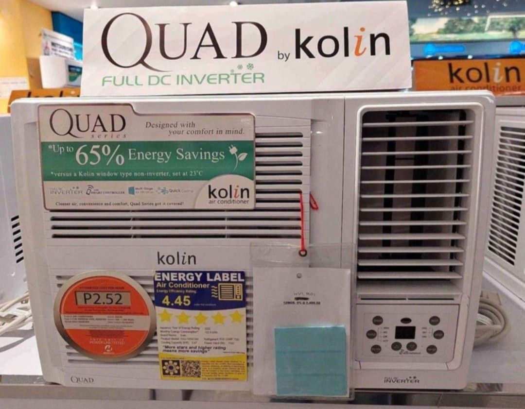 Kolin Full DC Inverter Window Type Aircon, TV & Home Appliances, Air ...