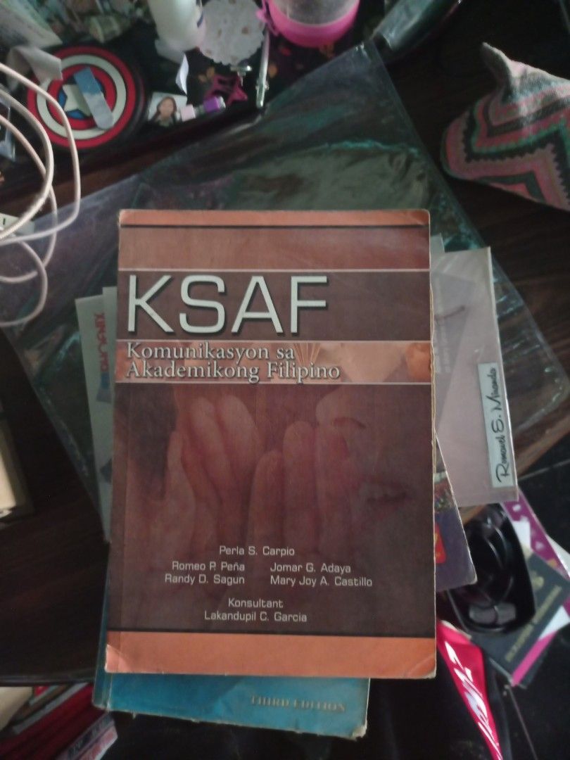 KSAF komunikasyon sa akademikong filipino, Hobbies & Toys, Books ...