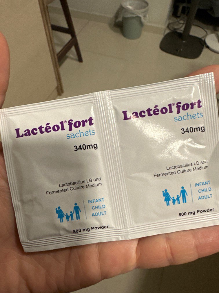Lacteol fort 340mg Sachet, Health & Nutrition, Health Supplements ...