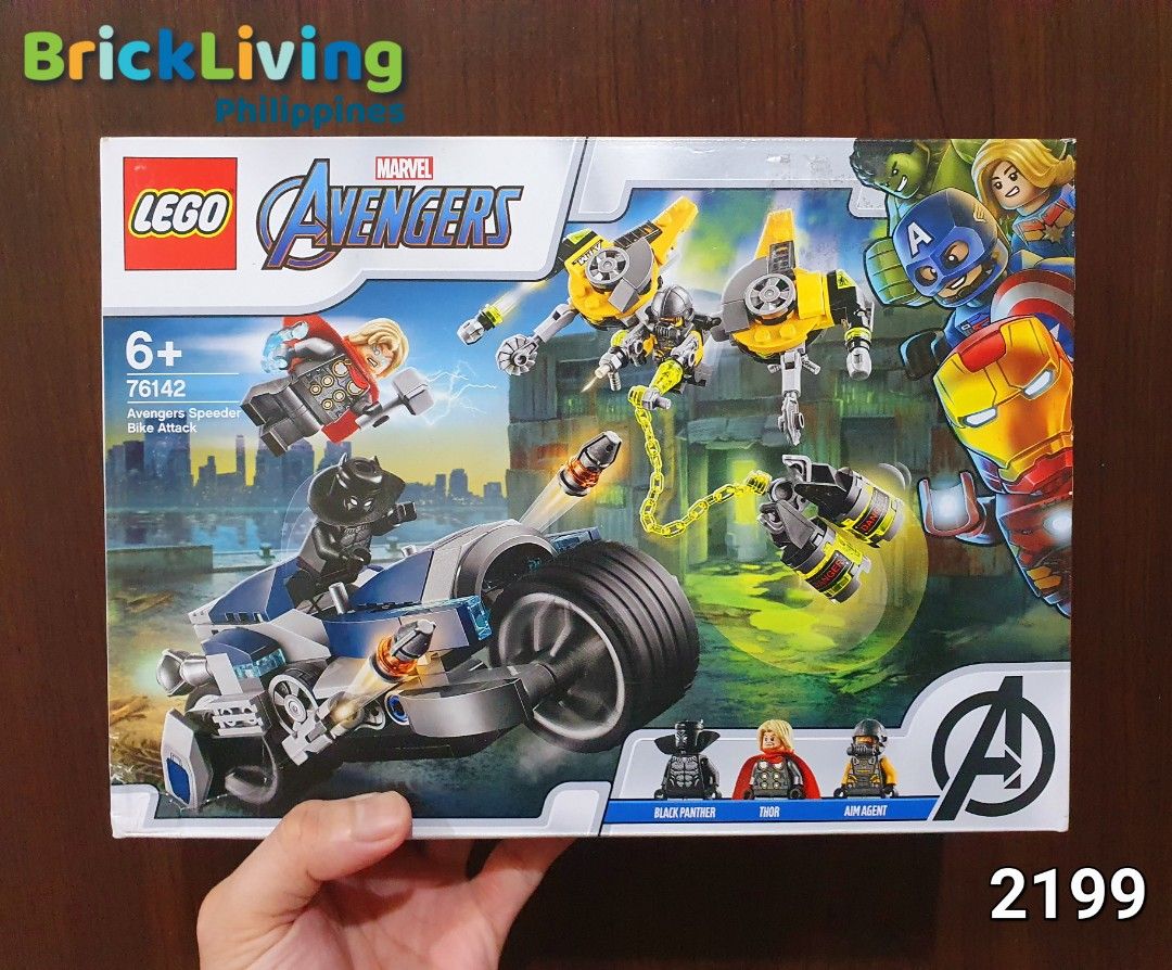Lego Avengers Speeder Bike Attack 76142, Hobbies & Toys, Toys & Games ...