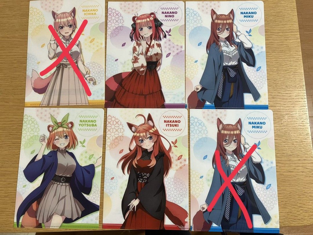 Limited-edition Quintessential quintuplets Gotoubune no hanayome files ...