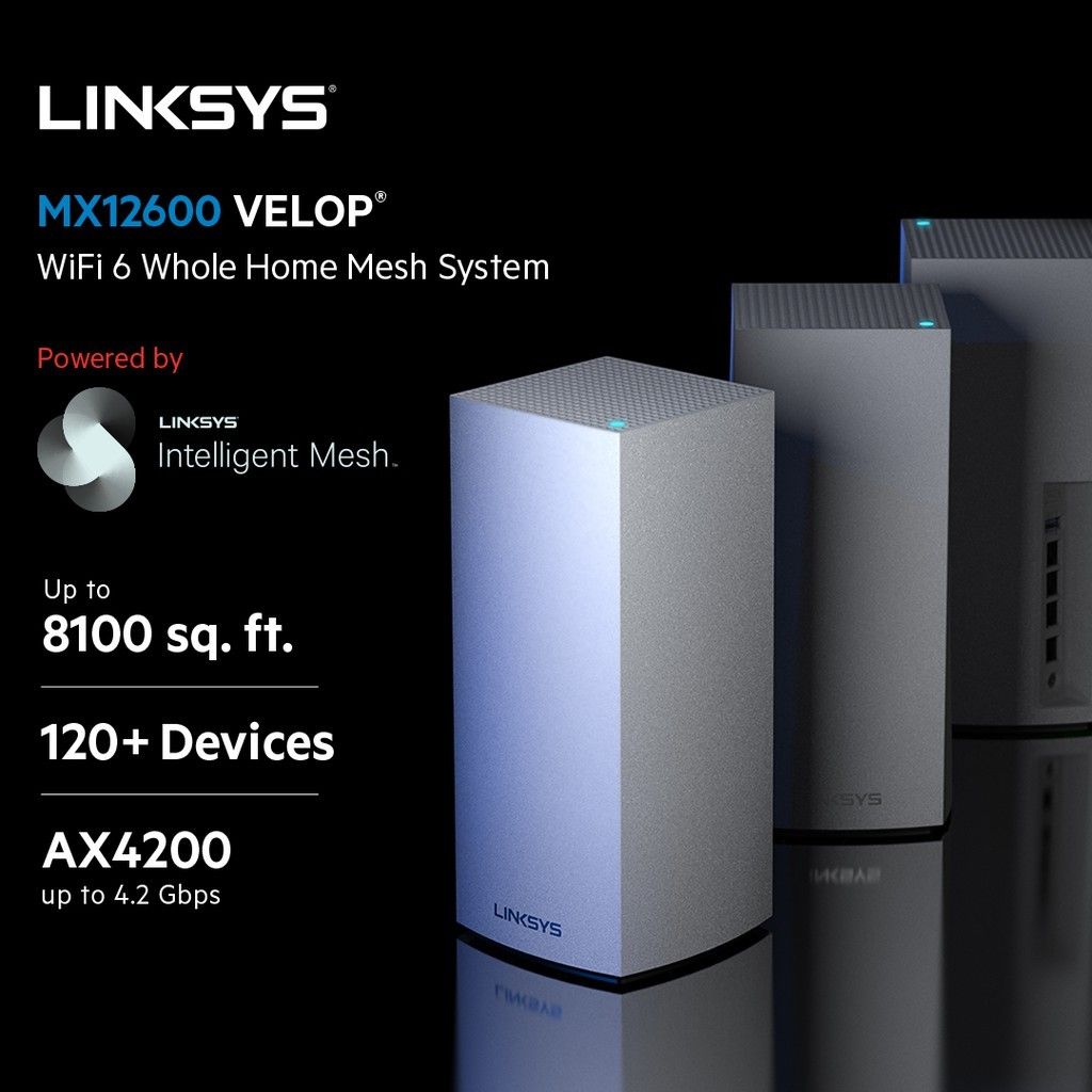 Linksys Velop WiFi 6 Whole Mesh System, Computers & Tech, Parts & Accessories, Networking on ...